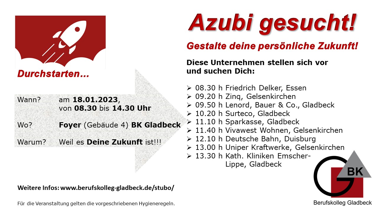 Neues Format - Azubi gesucht - Berufskolleg Gladbeck